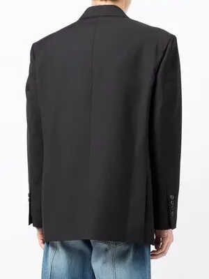 We11Done Oversized Suit Logo-patch Blazer