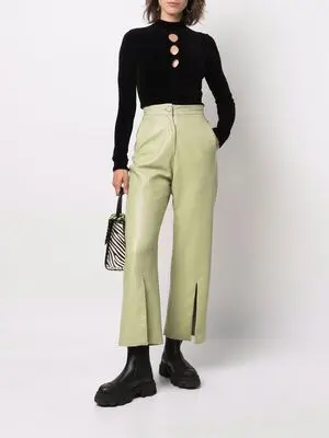 MSGM Cut-out Knit Top