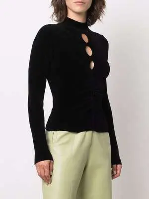 MSGM Cut-out Knit Top