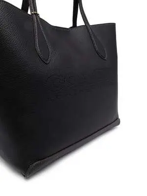 COACH Perforated-logo Leather Tote Bag