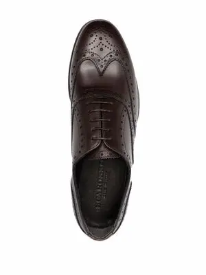 SCAROSSO Judy Leather Brogues - Brown
