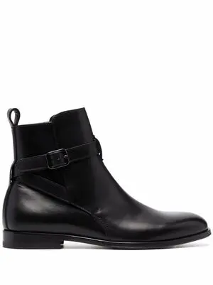 SCAROSSO Lara Buckled Ankle Boots
