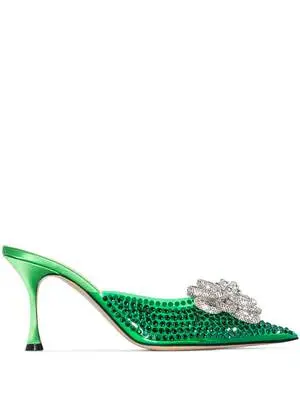 Mach & Mach Heeled Mules Clogs For Women