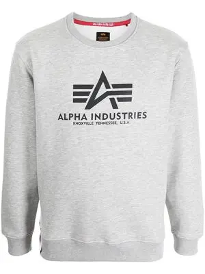 Alpha Industries Logo Print Sweatshirt