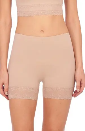 Natori Bliss Perfection 2-pack Lace Trim Shorts - Cafe