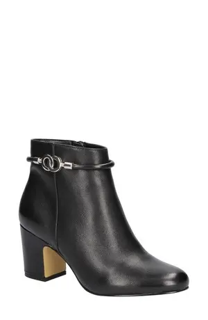 BELLA VITA Diaz Bootie Black Leather