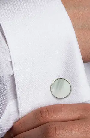 David Donahue Mother-of-pearl Cuff Links