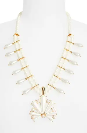 Lele Sadoughi Imitation Statement Necklace