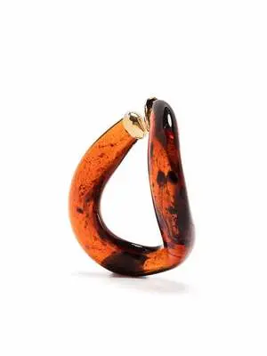 BEATRIZ PALACIOS Magma Link Ear Cuff - Brown