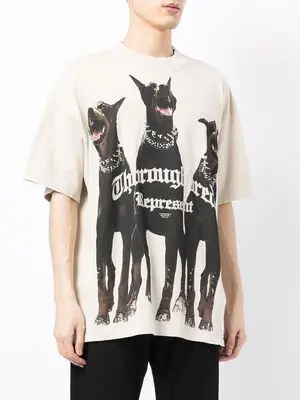 REPRESENT Logo-print T-shirt