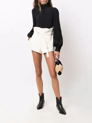 Wandering Stand-up Collar Blouse