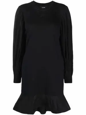 Karl Lagerfeld Puff Sleeve Sweatdress