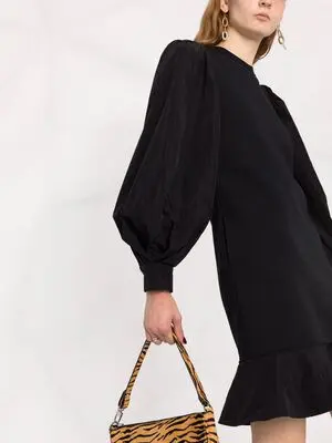 Karl Lagerfeld Puff Sleeve Sweatdress