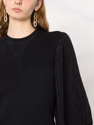 Karl Lagerfeld Puff Sleeve Sweatdress