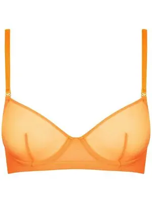 MAISON CLOSE Corps À Corps Neon Balconette Bra - Orange