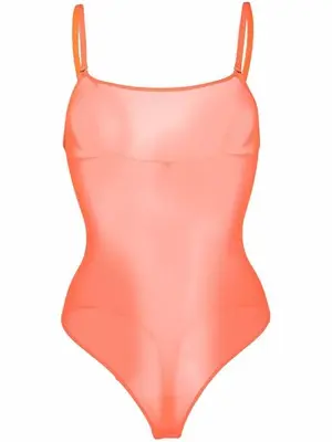 MAISON CLOSE Corps À Corps Neon Bodysuit - Orange