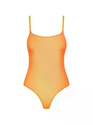 MAISON CLOSE Corps À Corps Neon Bodysuit Orange