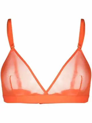 MAISON CLOSE Corps À Corps Neon Triangle Bra - Orange