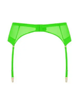 MAISON CLOSE Corps À Corps Neon Garter Belt - Green