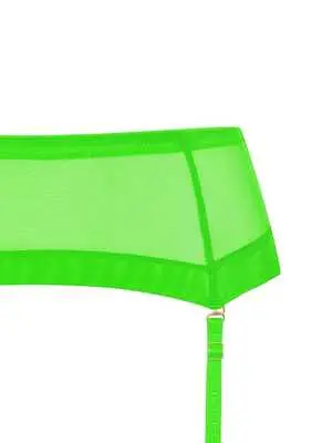 MAISON CLOSE Corps À Corps Neon Garter Belt - Green