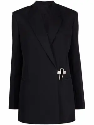 Givenchy Padlock Detail Wool Blazer