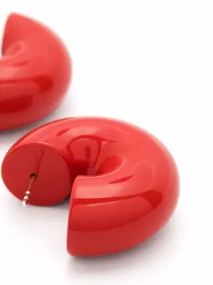 UNCOMMON MATTERS Beam Chunky Earrings - Red