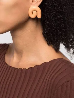 UNCOMMON MATTERS Nimbus Chunky Hoop Earrings - Neutrals