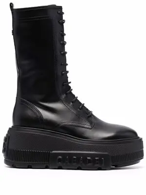 Casadei Lace-up Platform Boots