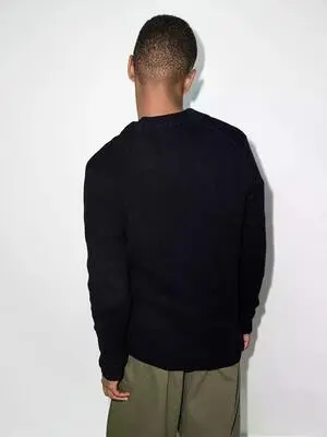 Maison Kitsuné Fox Patch Cardigan - Blue