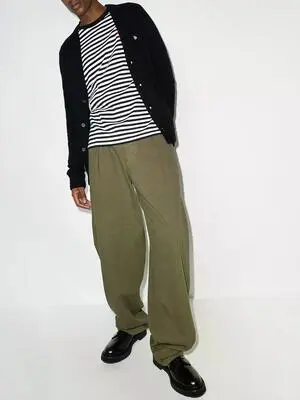 Maison Kitsuné Fox Patch Cardigan - Blue