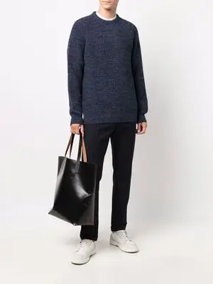 Barbour Ribbed-knit Crewneck Jumper