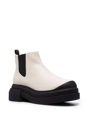 STUART WEITZMAN Charli Chunky Chelsea Boots - Neutrals