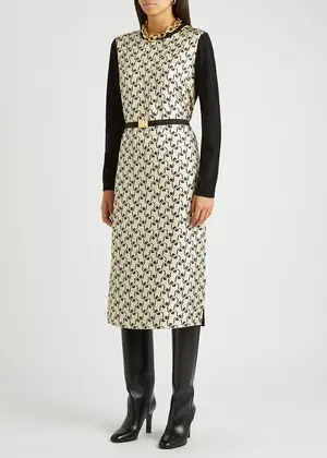 Tory Burch Printed Silk And Wool Dress