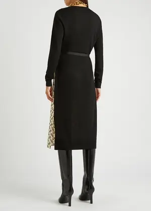 Tory Burch Printed Silk And Wool Dress