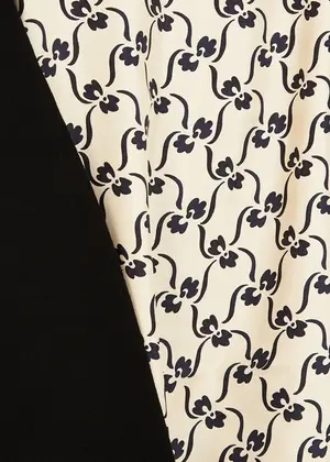 Tory Burch Printed Silk And Wool Dress