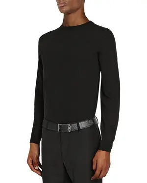 FERRAGAMO Gancini Embossed Reversible Leather Belt