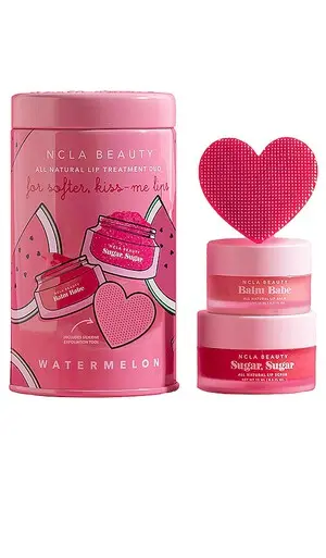 NCLA BEAUTY Lip Care Duo + Lip Scrubber - Watermelon