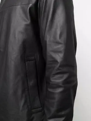 Emporio Armani Zipped Leather Jacket