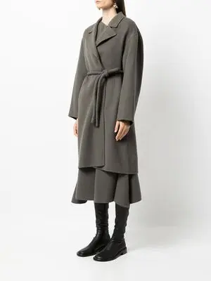 Goen.j Peak-lapel Belted Coat