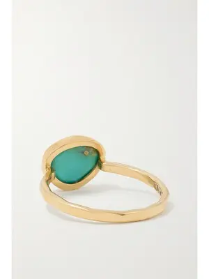 MELISSA JOY MANNING 14-karat Recycled Turquoise Ring