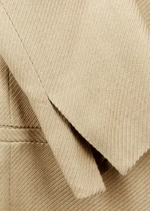 TOTEME Sand Wool-blend Twill Blazer