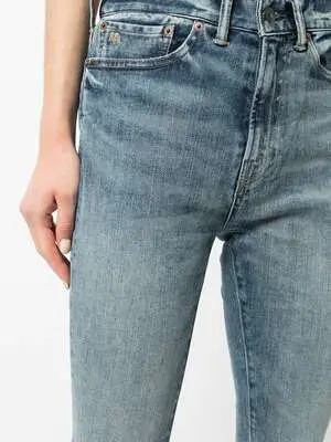 Ralph Lauren High-waisted Skinny Jeans - Blue