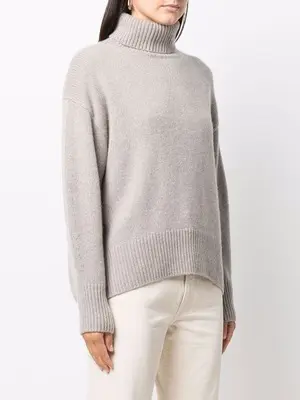 Arch4 Roll-neck Cashmere Jumper - Neutrals