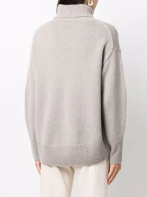 Arch4 Roll-neck Cashmere Jumper - Neutrals