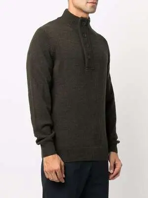 Barbour Funnel-neck Wool Jumper