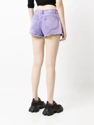 GROUND ZERO Washed Denim Shorts