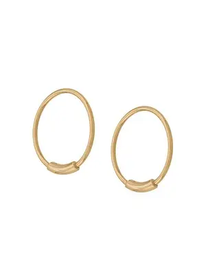 MARIA BLACK Basic S Hoop Earrings
