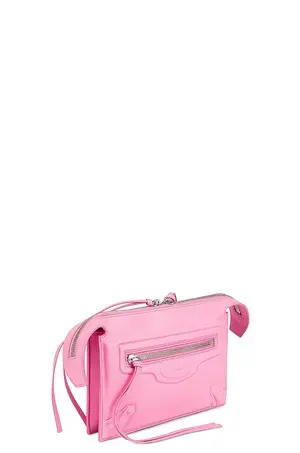 Balenciaga Neo Classic Multipocket Strap Bag In Pink