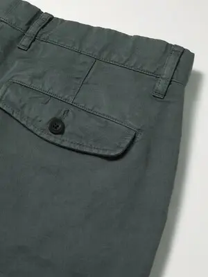 Mr P. Cotton And Linen-blend Twill Chinos
