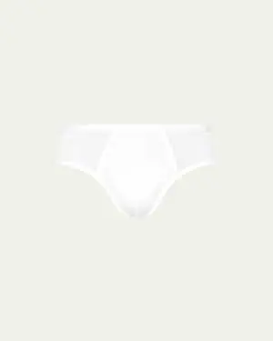 Hanro Cotton Pure No-fly Brief - White
